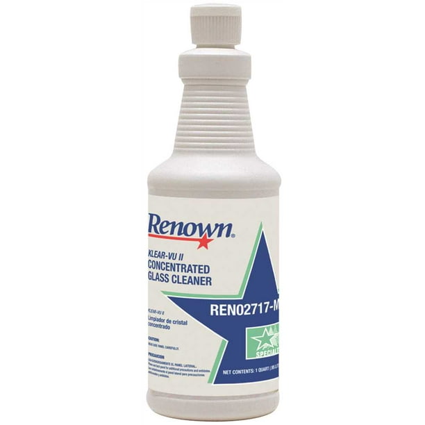 RENOWN®CONCENTRATED GLASS CLEANER, 1 QUART per 7 Quart - Walmart.com