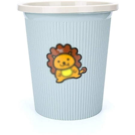 Space Saving Trash Can 10L Home Waste Basket With Pressure Ring,No ...