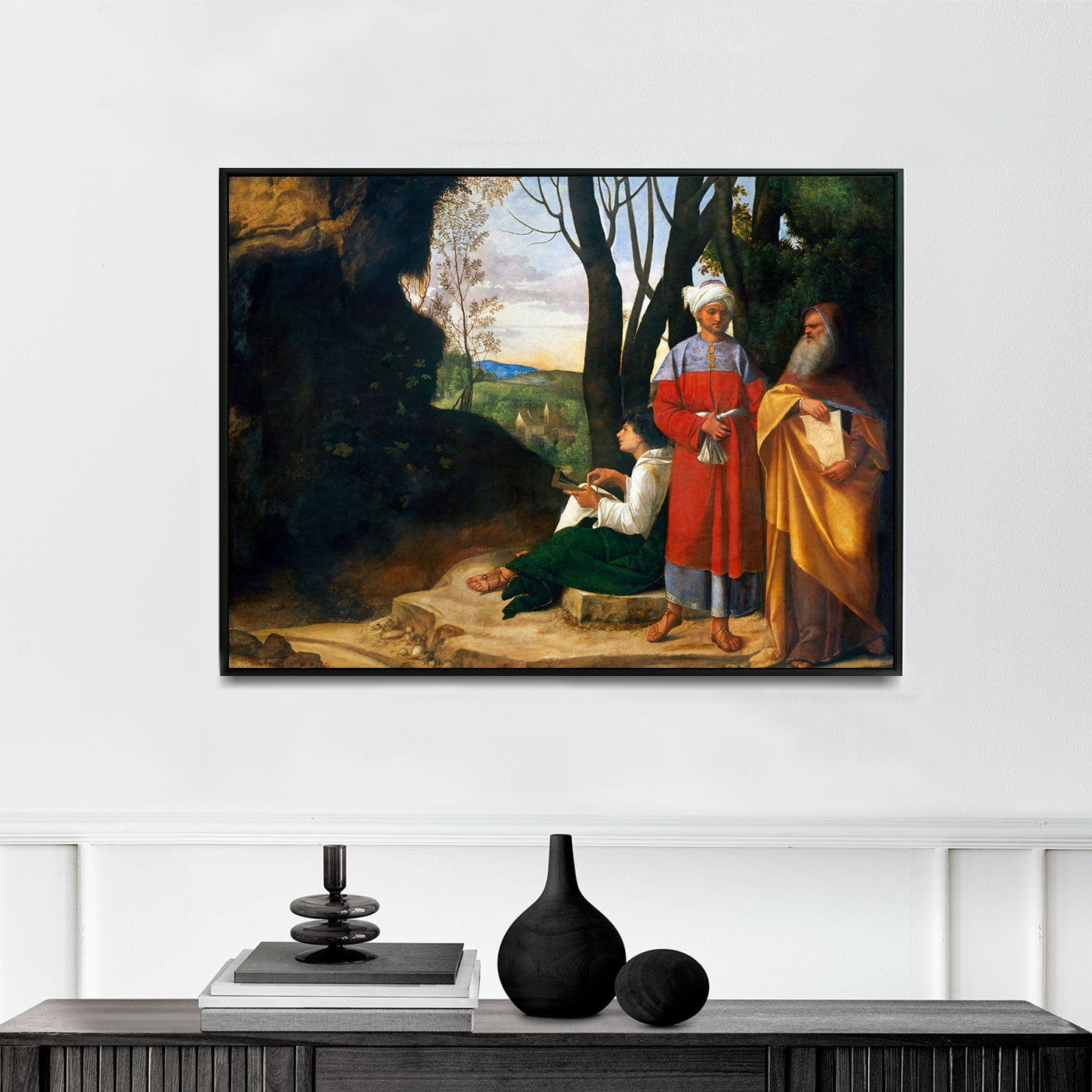 Three Philosophers - 1508-1509 | Giorgione | Premium Fine Art Print ...