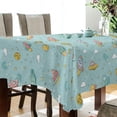 54x54in Square Printed Tablecloth Easy-Care Decorative Table Cloth for ...