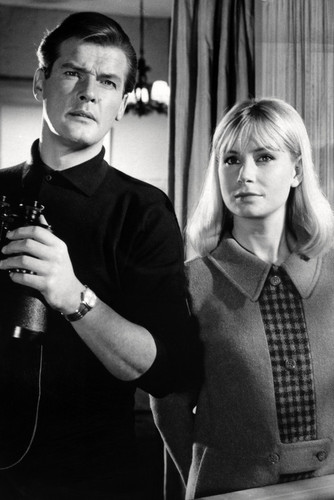 Penelope Horner Roger Moore the Saint 24x36 Poster - Walmart.com