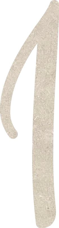 Wooden Letter Unfinished MDF I, Paintable 15'' Tall Small Wood Letter ...