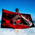 1Pcs, Tyrannosaurus Rex Inspired with Blood Splash Art Style Large Soft ...