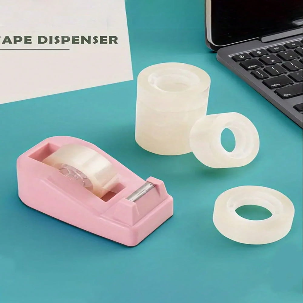 Click here for Lngoor 1set 7pcs Pink Tape Dispenser (1 Cutter + 6... prices