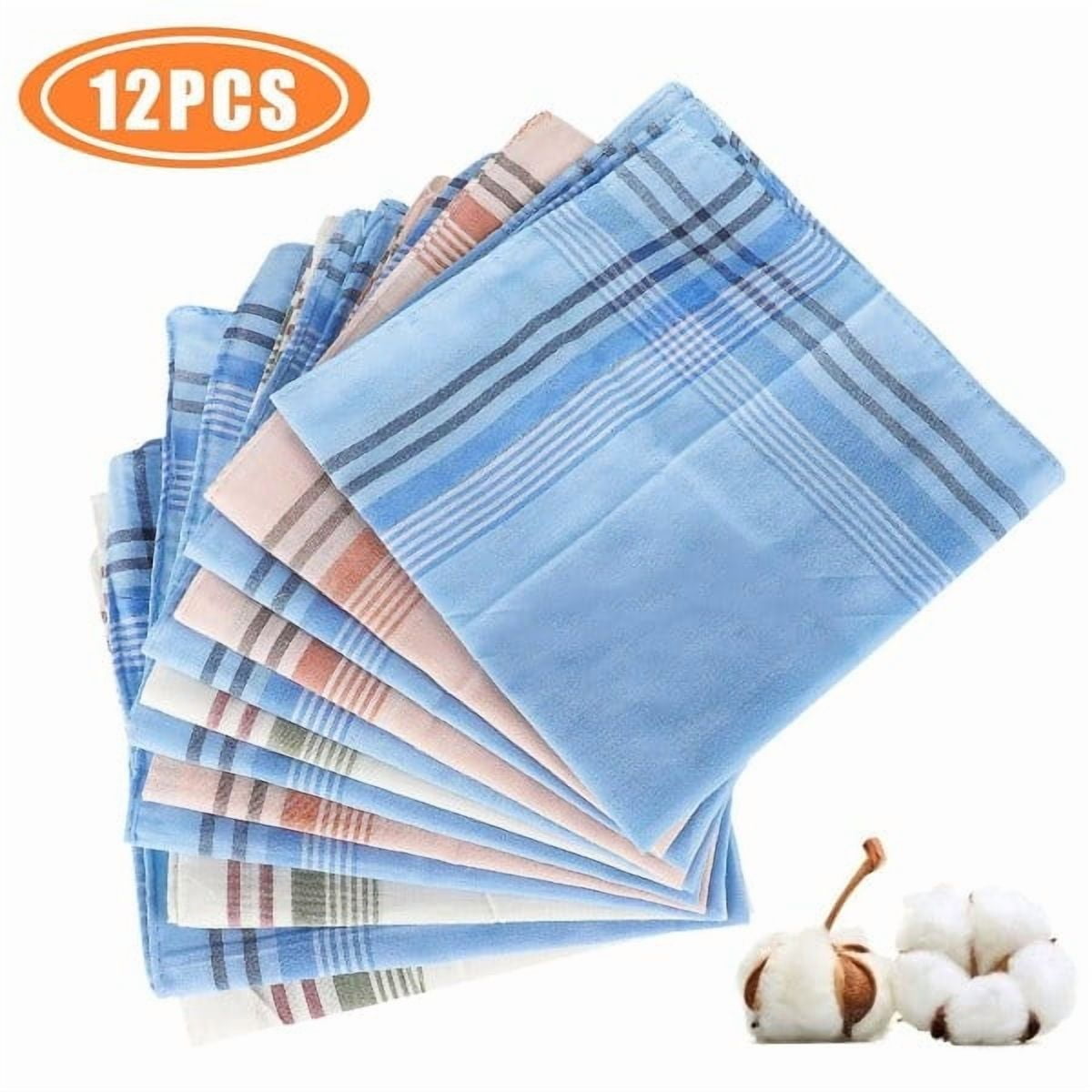 Click here for Jjnj 12 Pcs Mens Handkerchiefs  Soft 100 Cotton Po... prices