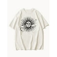 Sun Hands Print T-Shirts - Walmart.com