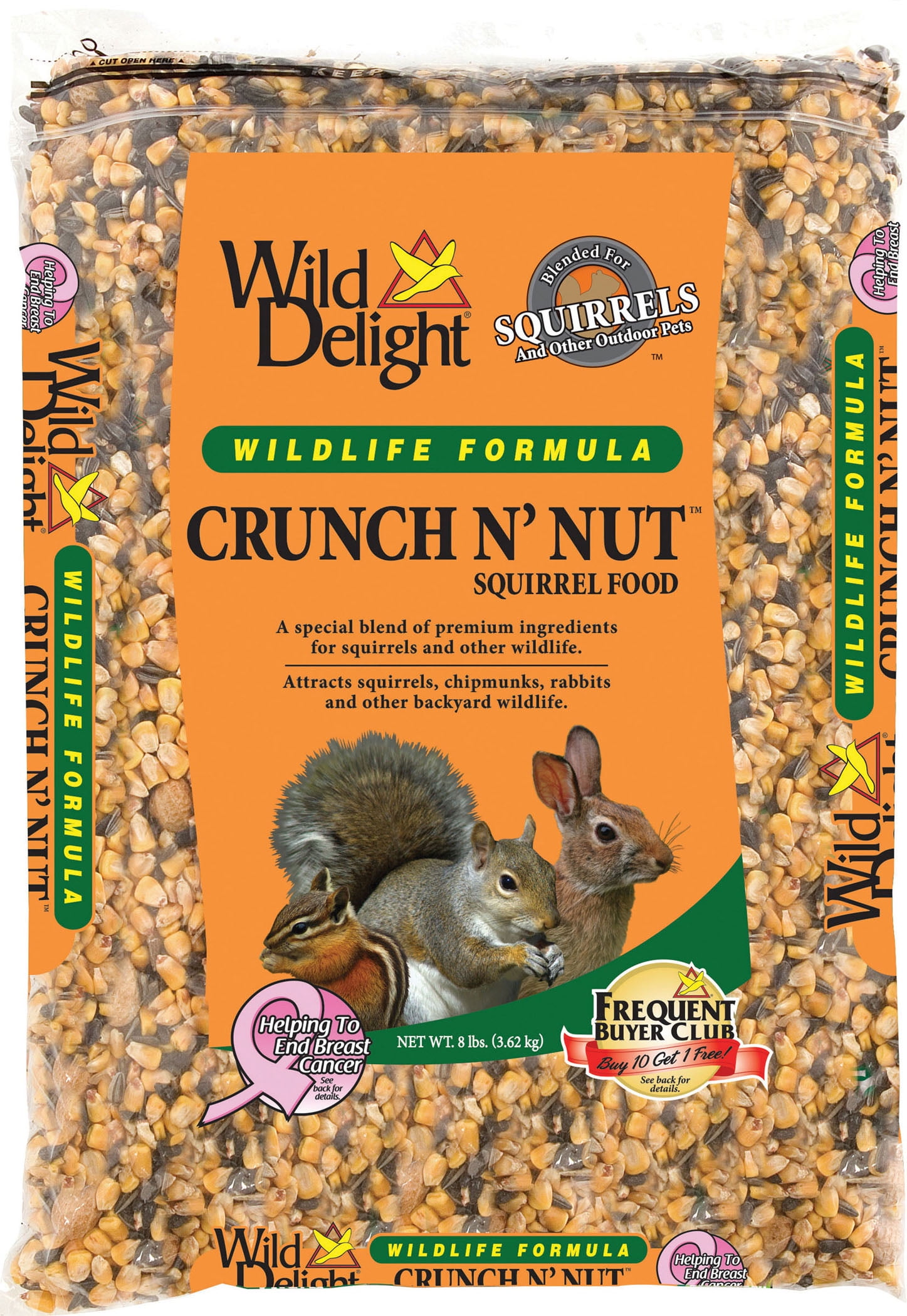 WILD D CRUNCH N NUT SQUIR 8LB 4 - Walmart.com - Walmart.com