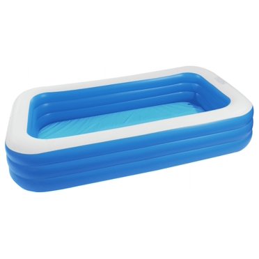 Homech Inflatable Swimming Pool, Rectangular Blow Up Kiddie Pool, 7.68 ...