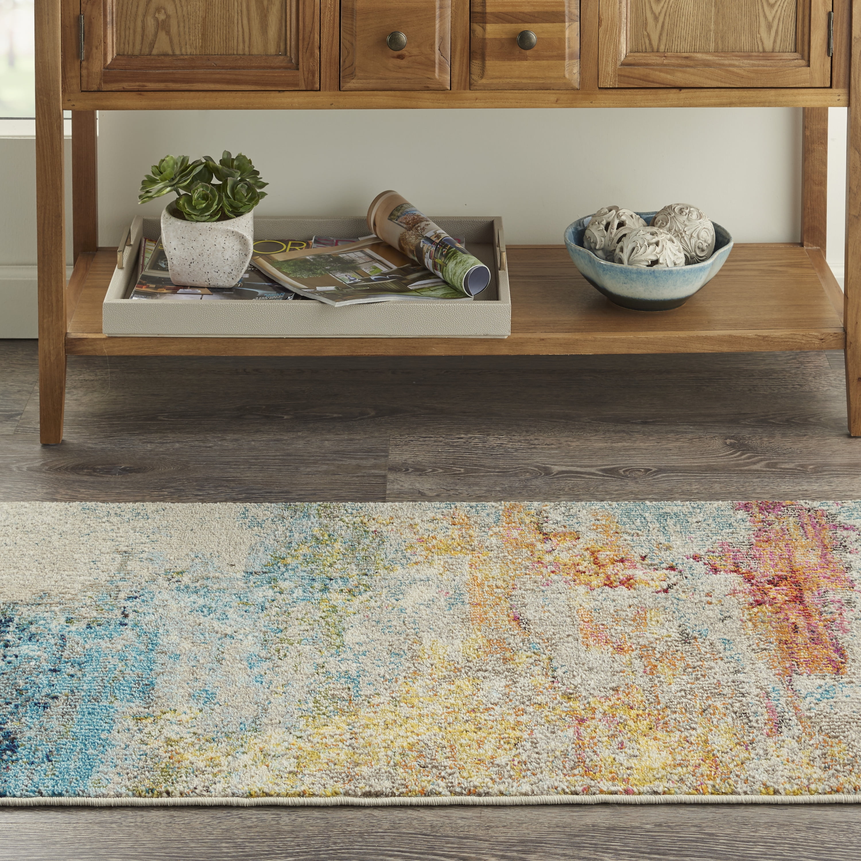 Nourison Celestial Abstract Sealife 3' x 5' Area Rug, (3x5) - Walmart.com