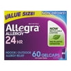 Allegra 24 Hour Adult Fast Acting Allergy Med Gel Caps, Non-Drowsy ...