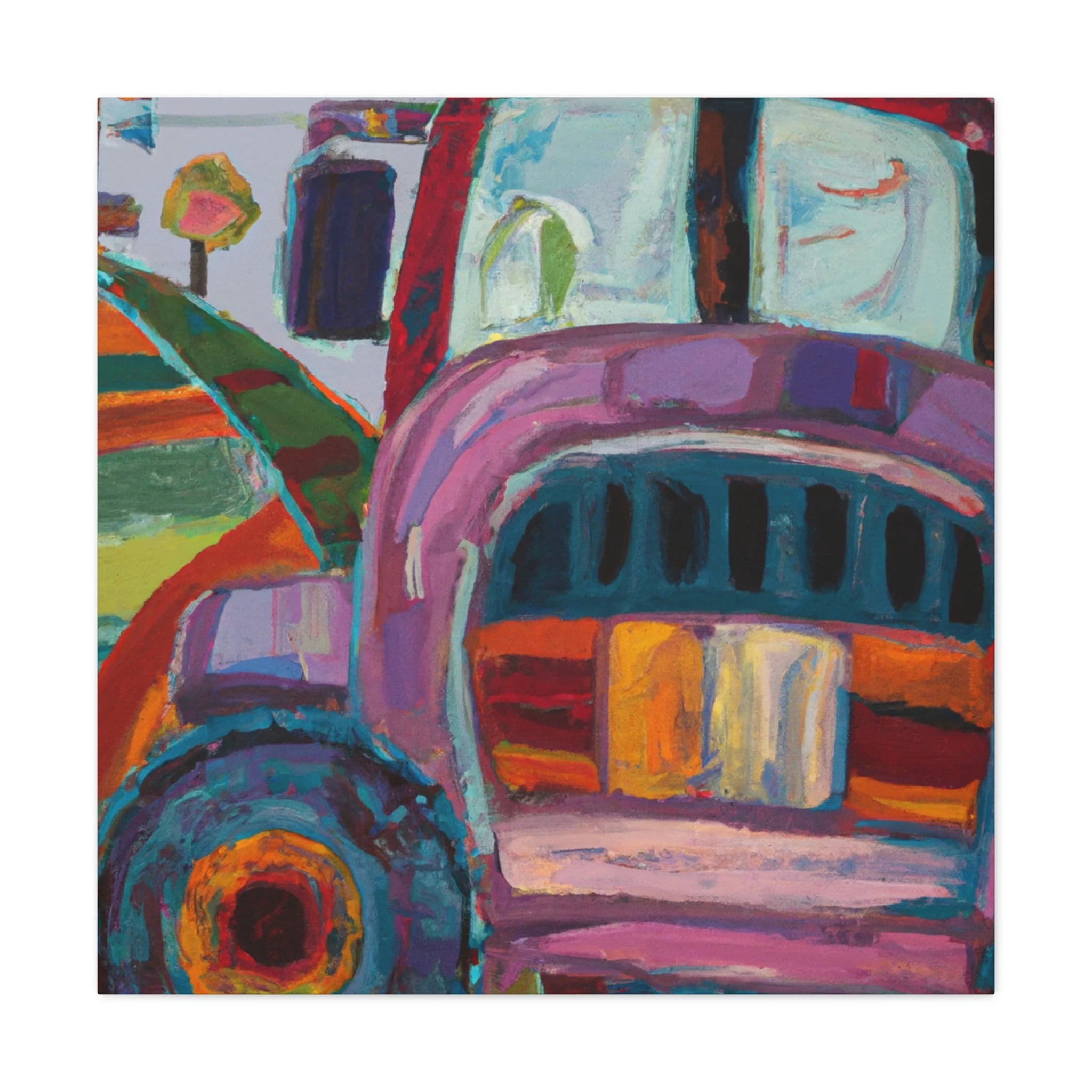 Tractor in the Fields - Canvas - Walmart.com