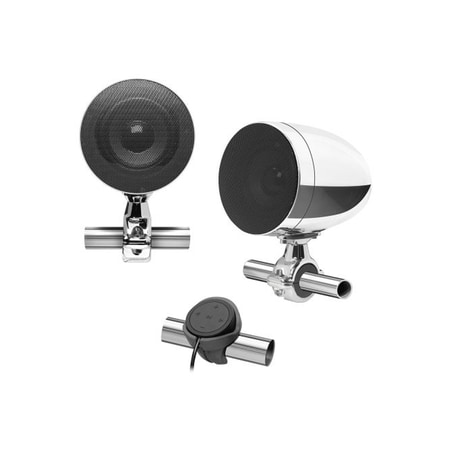 BOSS Audio MC625BA 3 Inch Full Range Motorcycle or Scooter Handlebar 2 ...