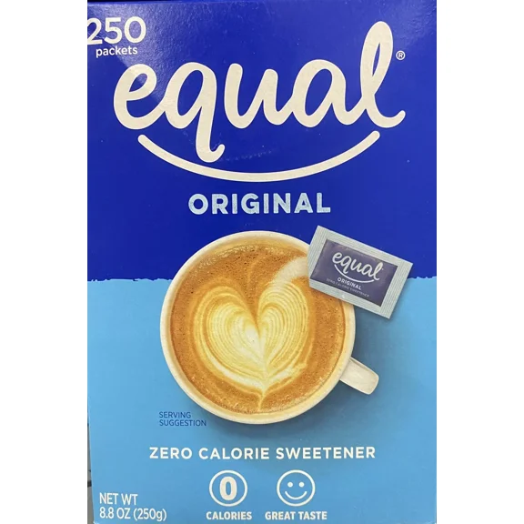 EQUAL Zero Calorie Sweetener Individual Packets, Sugar Substitute, 1000 ...
