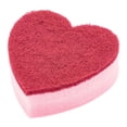 2-Pack Heart-Shaped Non-Scratch Scrub Sponge, Dual-Sided Soft and ...