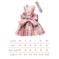 Dog Dress Harness and Lessh Set Breathable Pink Plaid Vest with Lead ...