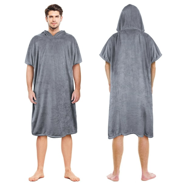 Catalonia - Hooded Surf Towel Poncho,Super Water Absorption Microfiber ...