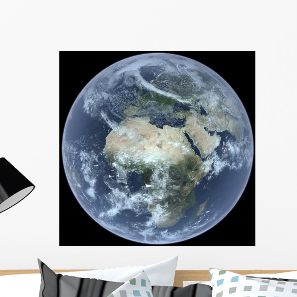 Real Planet Earth Wall Mural by Wallmonkeys Peel and Stick Graphic (24 ...