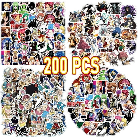 200pcs Fairy Tail Stickers Fairy Tail Sticker Pack Fairy Tail Merch ...