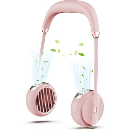 Portable Fan,New Headset Design USB Fan 2000mAh 3 Speeds Ultra Quiet ...