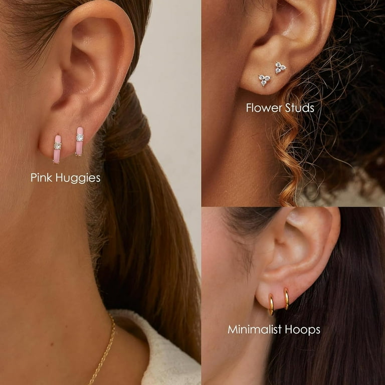 Small gold earrings for women store