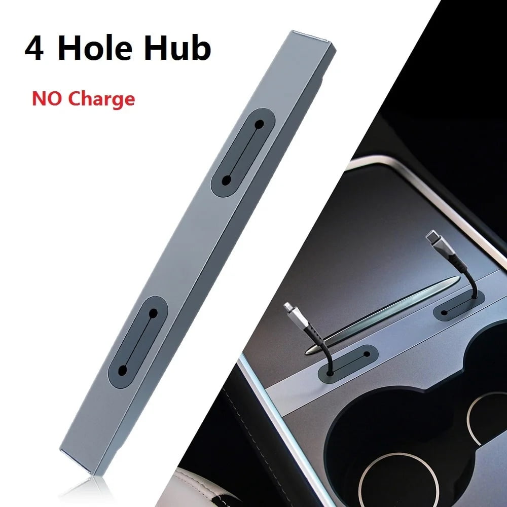 Car USB Shunt Hub For Tesla Model Y Model 3 2021 2022 2023 Accessories ...