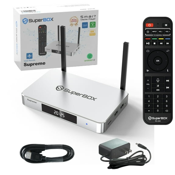 Superbox Supreme 2025 Fully Loaded with Premium Bonus Content, 8K Smart ...