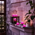 CHE-Remote Control Flameless LED Votive Candles with Timer, CR2450 ...