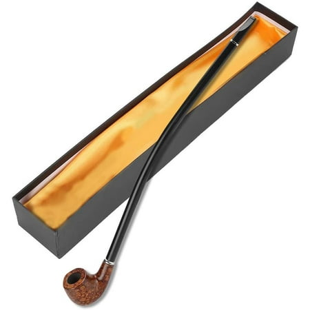 Long Tobacco Pipe Wooden Smoking Pipes Long Handle Wooden Tobacco ...