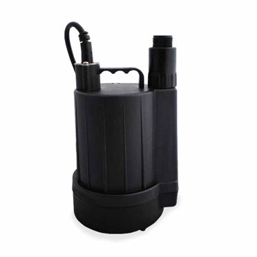 Shellback 1/8 HP Water Drain Laundry Tray Pump with Quick Mount Fitting ...