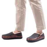 Rockdove Men's Andrew Moccasin Style Closed Back Slippers with Memory ...