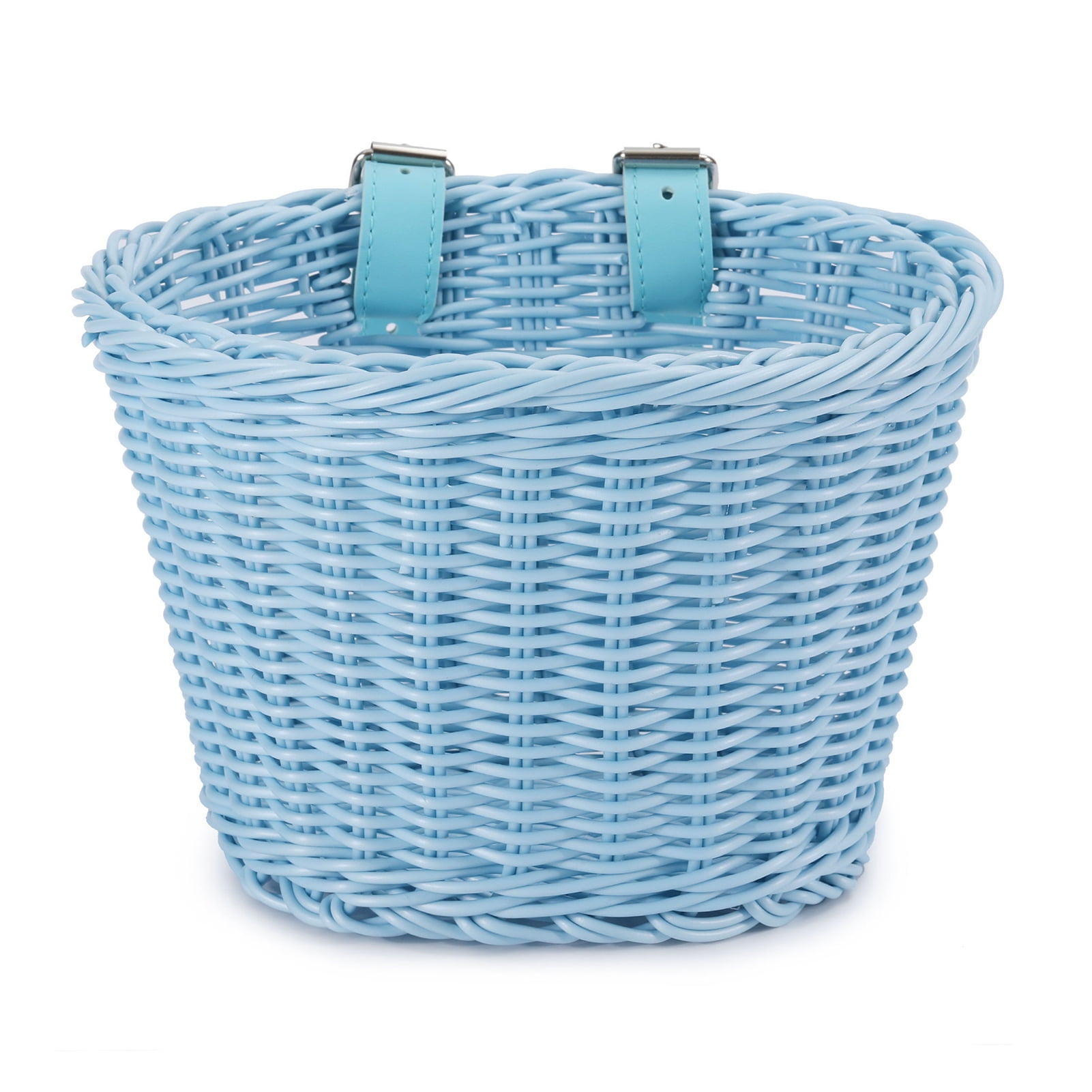 Washranp Woven Plastic Bike Baskets,Large Capacity Front Bicycle Basket ...
