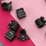 Tebru 100PCS Black Plastic Mini Clips Small Claws Hair Clip Clamp ...