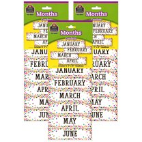 Teacher Created Resources Polka Dot School Calendar Bulletin Board Set ...