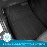 BDK Floor Mats, 4-Piece All-Weather Car Mat with Universal Fit Design ...