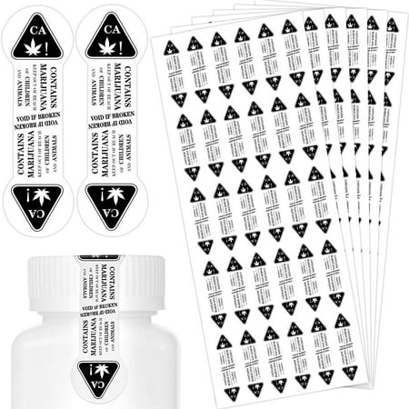 1350 Pieces California Universal Symbol Tamper Evident Compliant ...