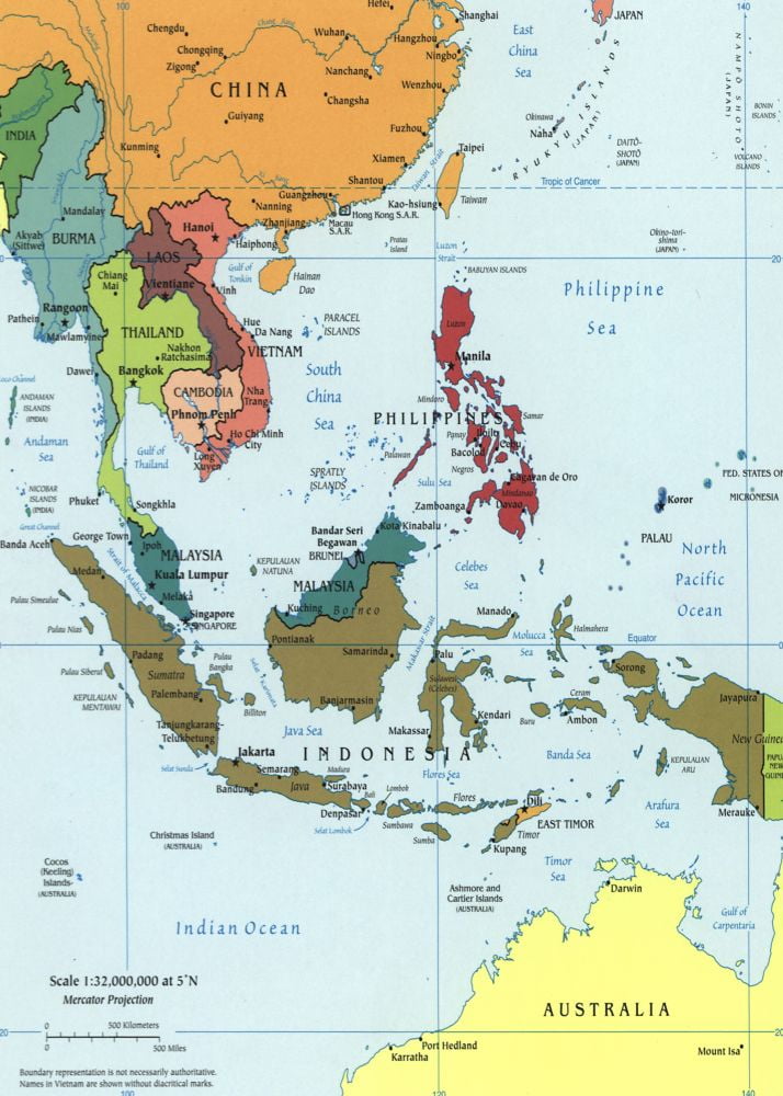 2003 Map of Southeast Asia| 1000 piece jigsaw puzzle for adults ...