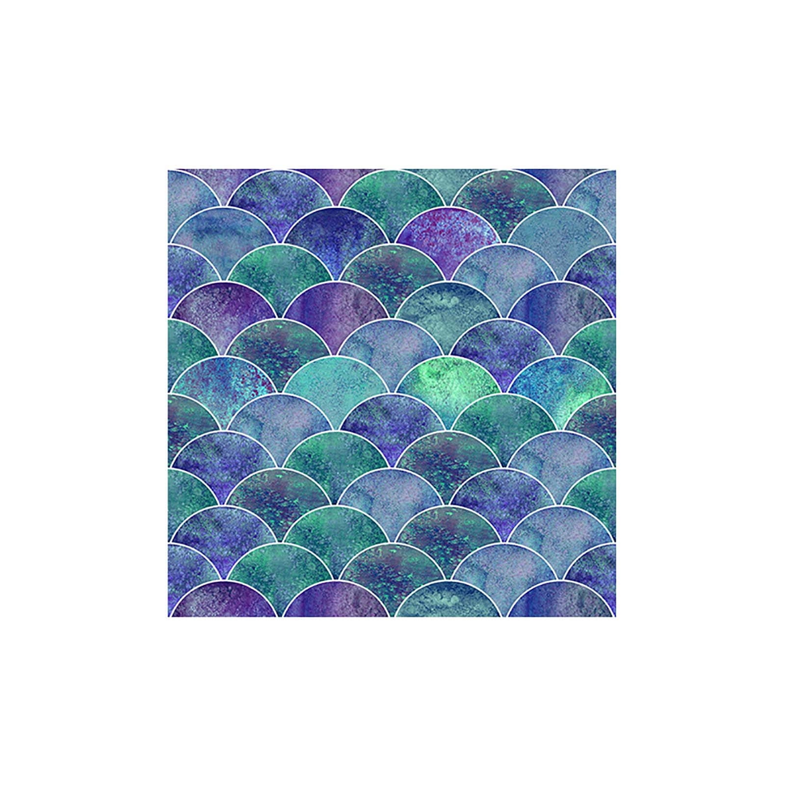 VerPetridure Colorful Fish Shape Tile Stickers Kitchen Bathroom Wall ...