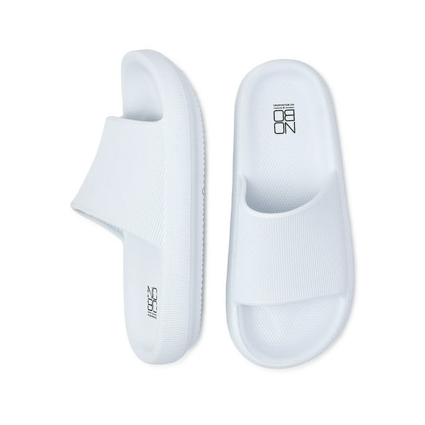 No Boundaries Women's Comfort Slide Sandals - Walmart.com