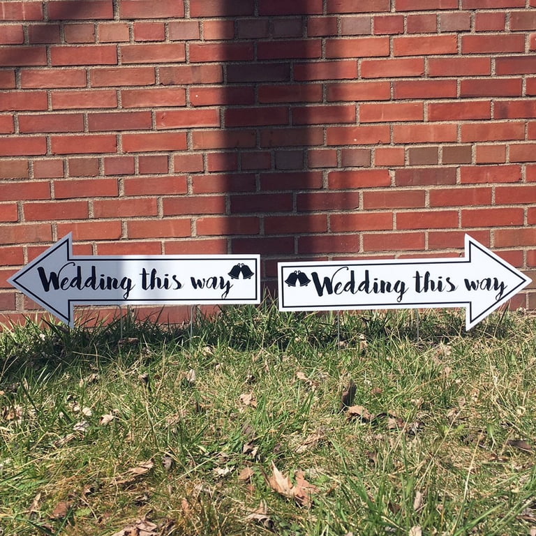 Wedding this way sign 60 photos - Vianawedding.com