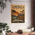 Affixzi America the Beautiful 250th Anniversary Poster | Vintage ...