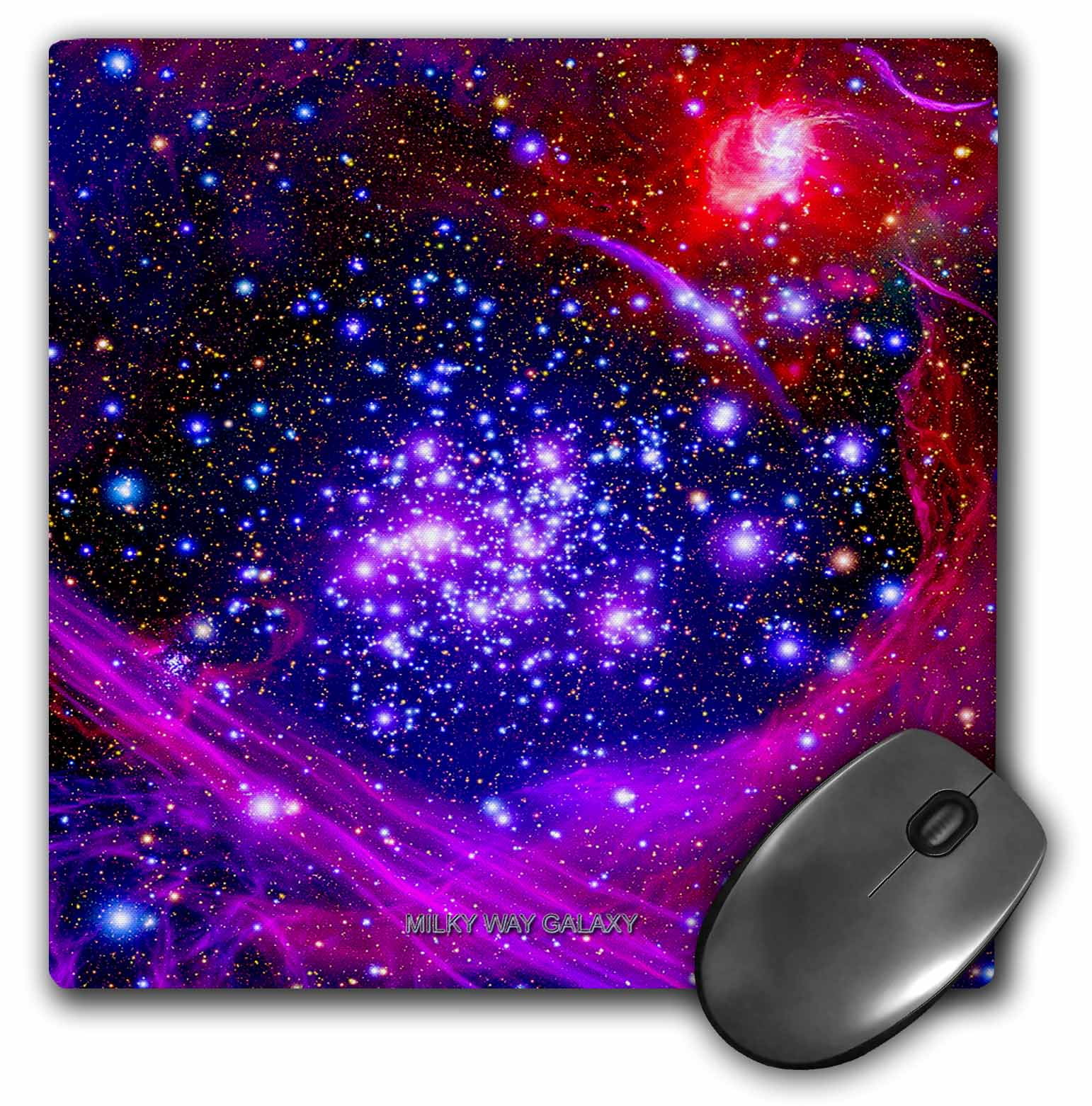 3dRose Galaxy and Nebula - Milky Way Galaxy, Mouse Pad, 8 by 8 inches ...
