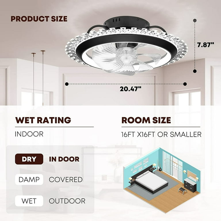 Ceiling Mounted Oscillating Fan | Shelly Lighting