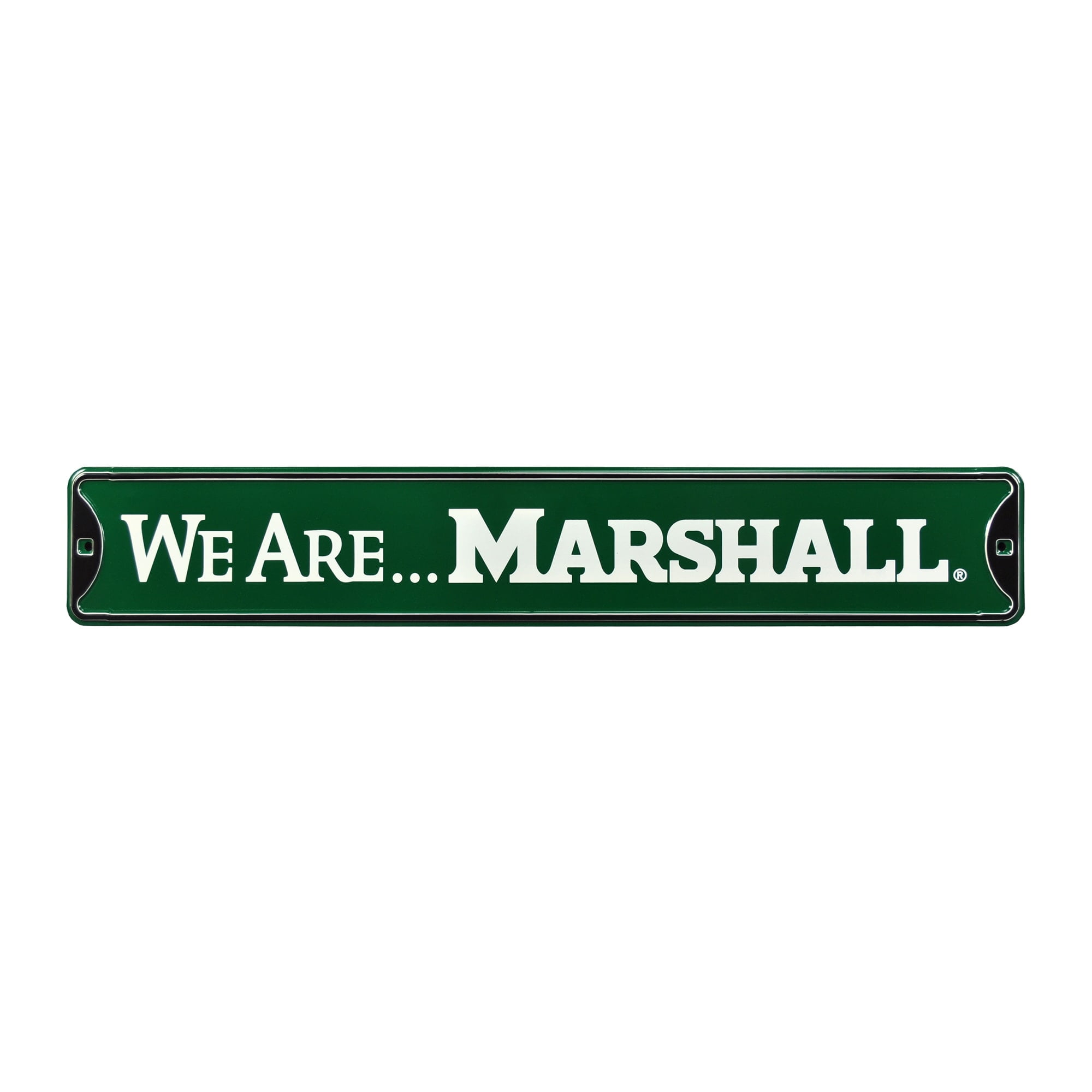 Green Marshall Thundering Herd 6" x 36" College Ave Street Sign ...