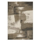 Luxe Weavers Abstract Brushstrokes Area Rug Beige 5x7, Soft Accent ...