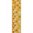 Well Woven Mystic Alvin Mid-Century Modern Geometric Orange 2' x 7'3 ...