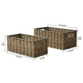 Better Homes & Gardens 2-Piece Poly Rattan Storage Basket Set - Walmart.com