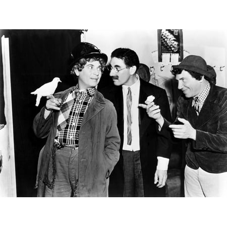 At The Circus From Left Harpo Marx Groucho Marx Chico Marx 1939 Photo ...