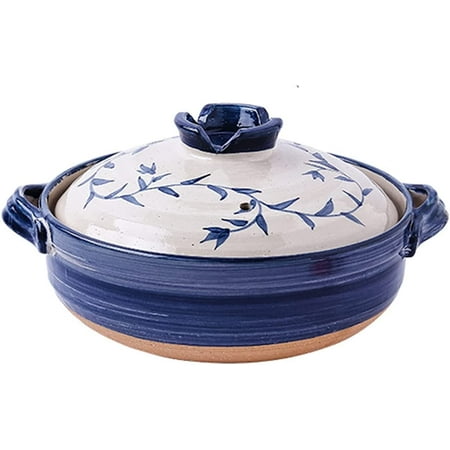 Traditional Japanese Clay Casserole Pot, Family Hot Pot, Round ...