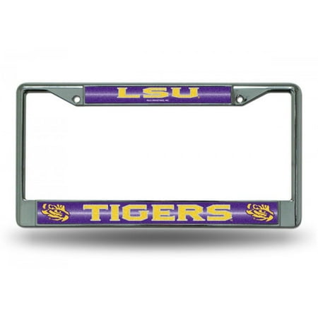 LSU Tigers Glitter Chrome License Plate Frame | Walmart Canada