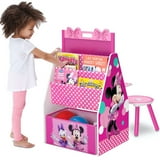 Disney Minnie Mouse Deluxe Kids Art Table, Easel, Desk, Stool & Toy ...